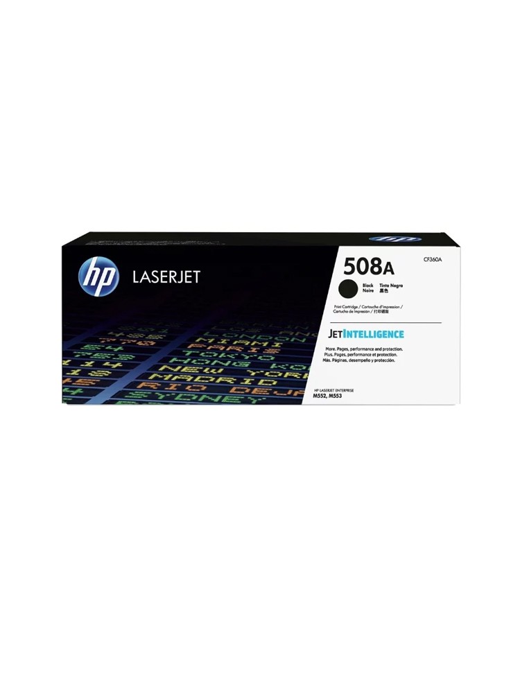 კარტრიჯი ლაზერული: HP 508A Black Original LaserJet Toner Cartridge - CF360A