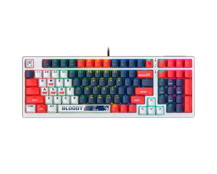 კლავიატურა: A4tech Bloody S98 RGB Mechanical Gaming Keyboard Red Switch ...